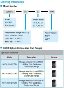 Additel 875 Dry Well Calibrator - Deltakon Sales